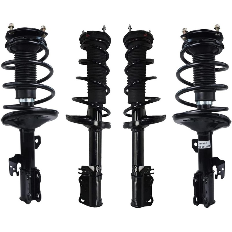 Front Shocks Suspension Struts & Coil Spring PAIR Nissan Sentra 2007 ...