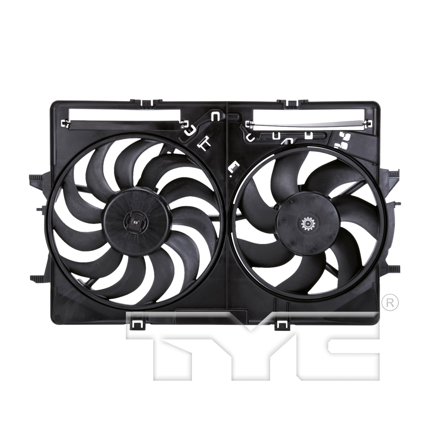 Radiator cooling fan assy 2.0L; Motor/Blade/Shroud Assy – AUDI Q3 2015 ...