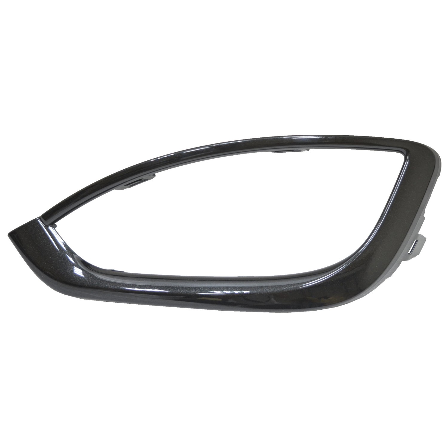 Left Front bumper molding Fog Lamp Opening Trim; w/Fog Lamps; Black ...