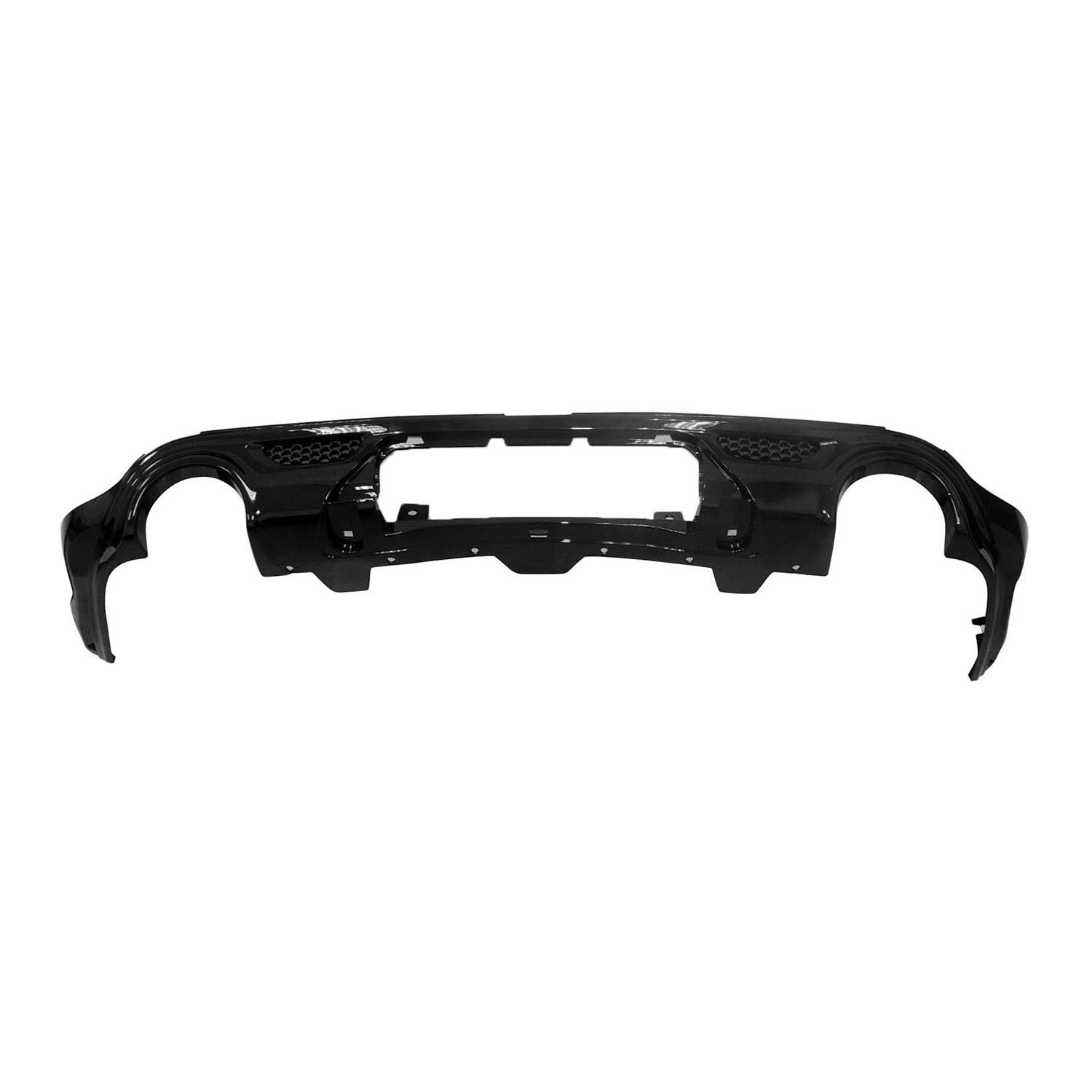 Rear bumper valance panel SRT|SRT8|TRACKHAWK; Single Exh; w/Towing Pkg ...