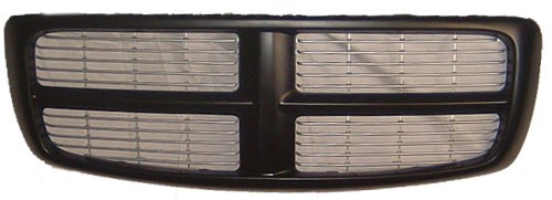 Grille assy Black Grille Frame/Chrome Billet Inserts – DODGE RAM 1500 ...