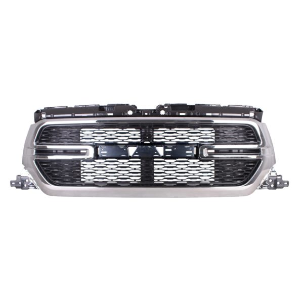 Grille assy TRADESMAN; w/o Surround View; Code [MAF]; Chrome – RAM 1500 ...