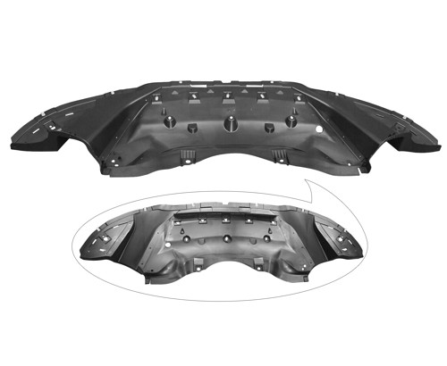 Lower engine cover AWD; Front – DODGE CHARGER 2015-2016 – Fordon