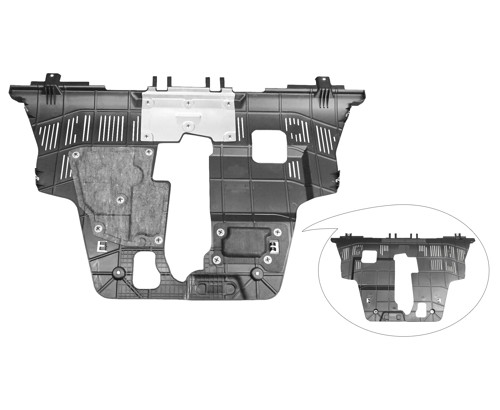 Lower engine cover LATITUDE|LIMITED|SPORT; Belly Pan – JEEP COMPASS ...