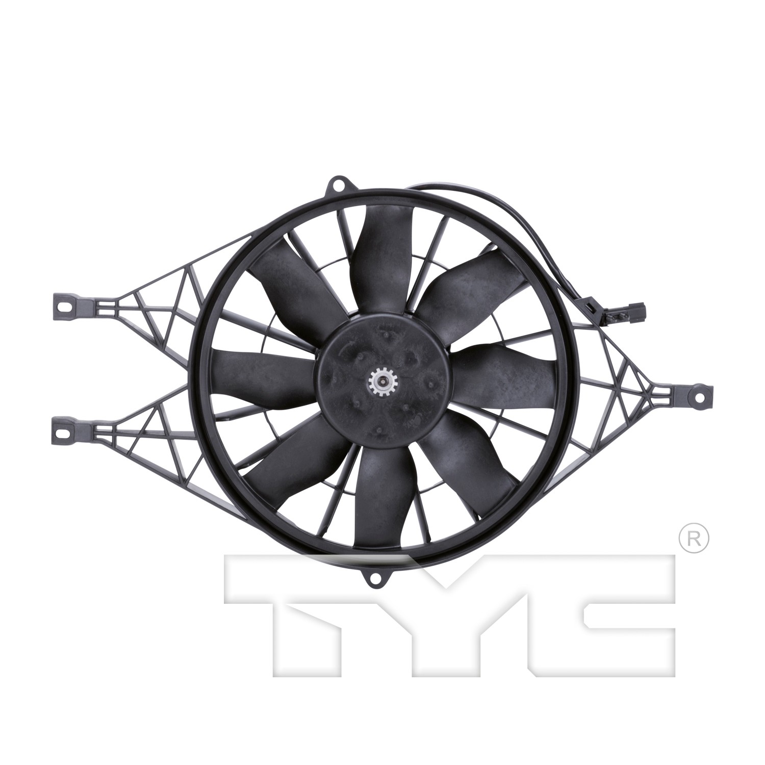 Radiator cooling fan assy electric fan assembly; w/4.7L OHC V8 engine ...