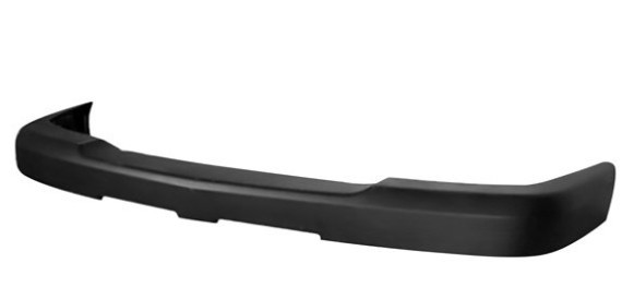 Front bumper cushion face bar trim cap; textured black finish ...