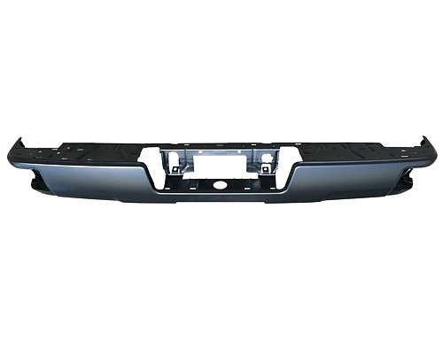 Rear bumper face bar w/Corner Step; w/o Parking Aid Sensors; Black/PTM ...