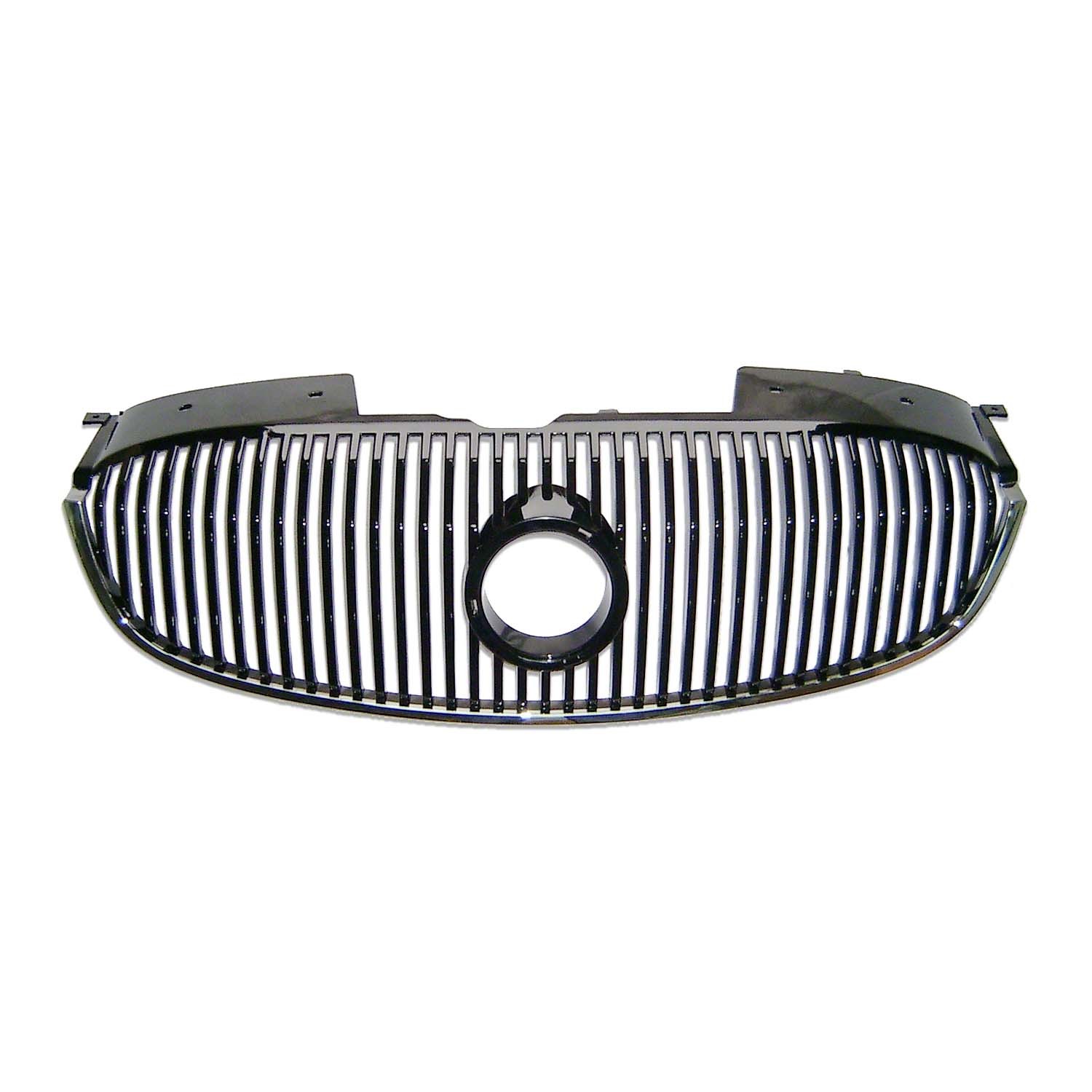 Grille assy w/Mouldings; Dark Chrome – BUICK LUCERNE 2006-2008 – Fordon