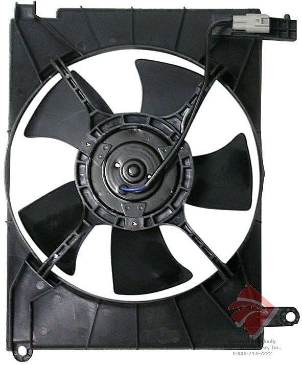 Radiator fan/motor assembly w/A/C – CHEVROLET AVEO 2004-2004 – Fordon
