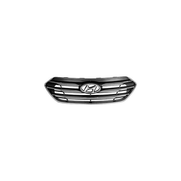 Grille assy w/o Front View Camera – HYUNDAI SANTA FE SPORT 2017-2018 ...