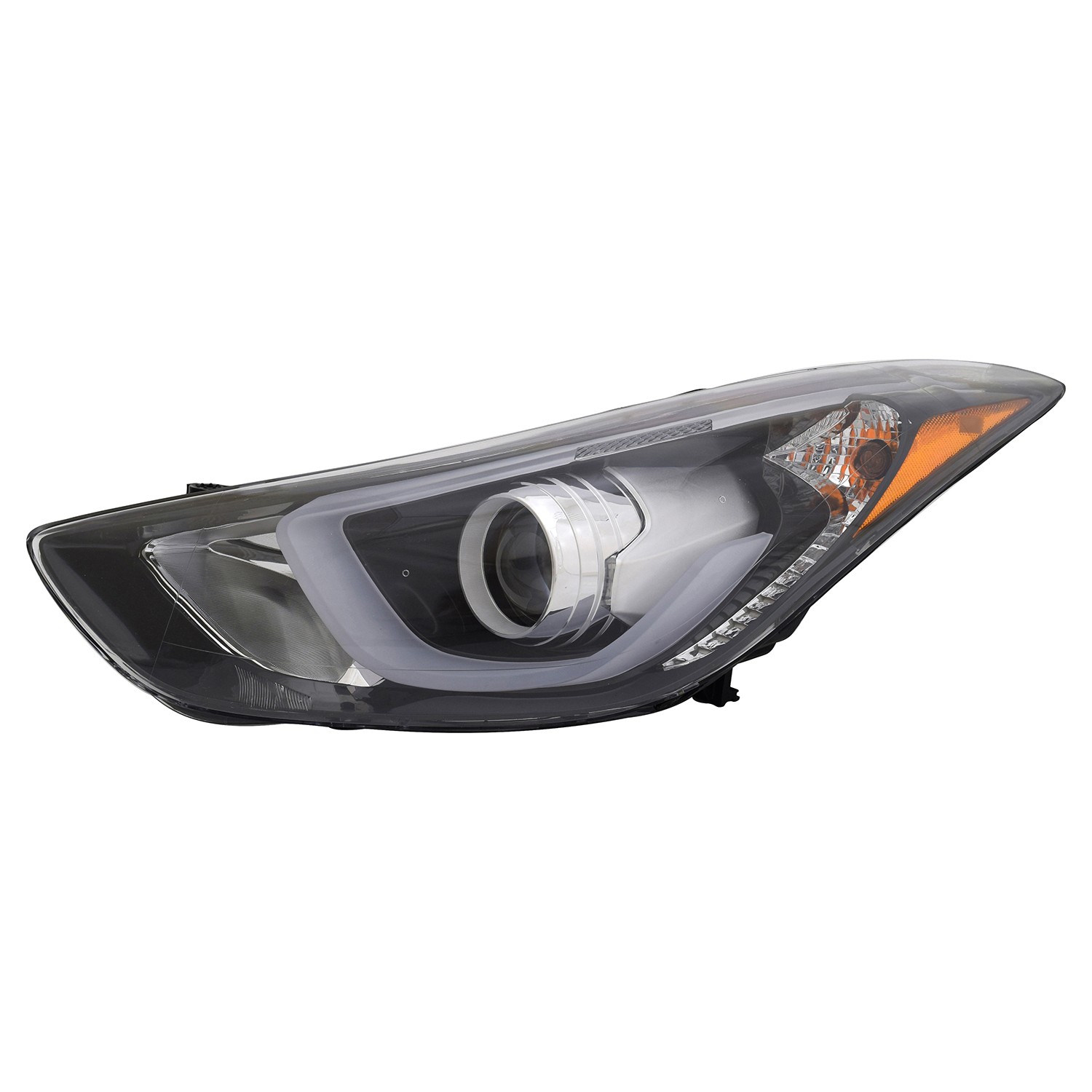 Left Headlamp assy composite Korea Built; w/LED Position Lamp – HYUNDAI ...