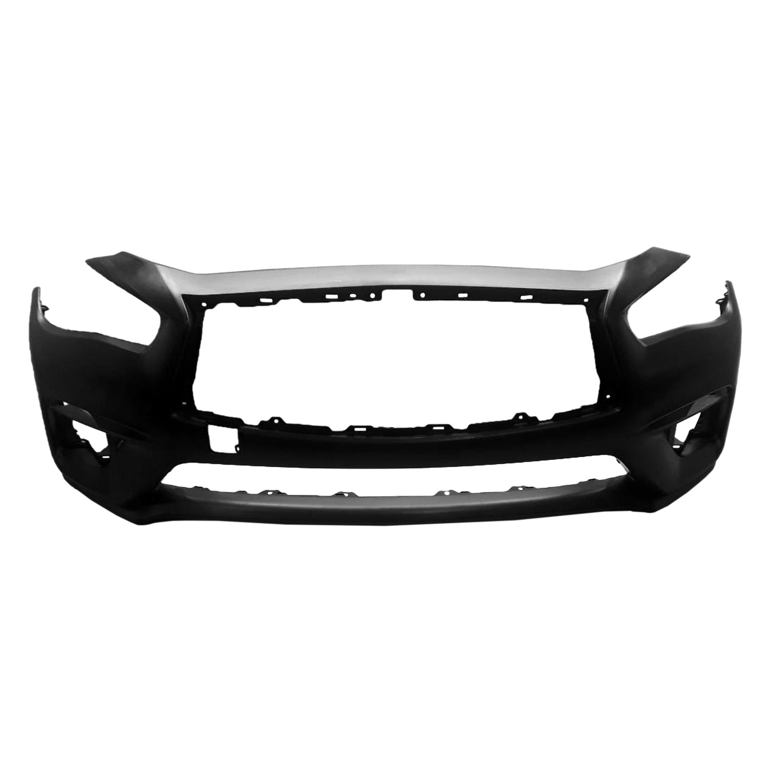 Front bumper cover PURE|LUXE; w/o Object Sensors; prime – INFINITI Q50 ...