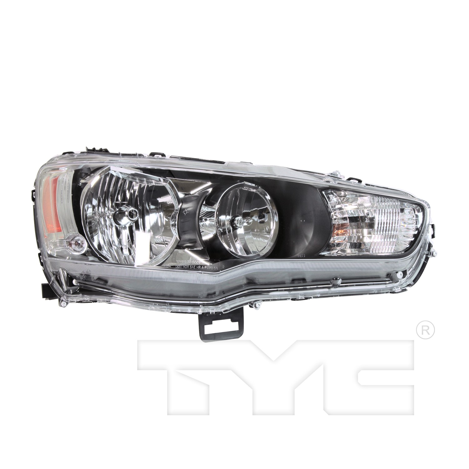 Right Headlamp assy composite SPORTBACK; Halogen – MITSUBISHI LANCER ...