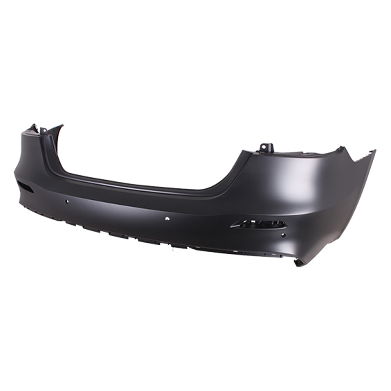 Rear bumper cover SL|SR|PLATINUM; w/Rear Object Sensors; prime – NISSAN ...