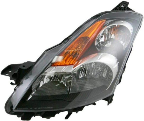 Left Headlamp assy composite HYBRID; w/Halogen; w/Black Bezel – NISSAN ...