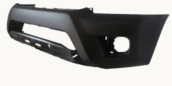 Front bumper cover BASE; w/o Wheel Opening Flares; Fine Textured Black ...