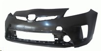 Front bumper cover PLUG-IN; Halogen Headlamps; prime – TOYOTA PRIUS ...