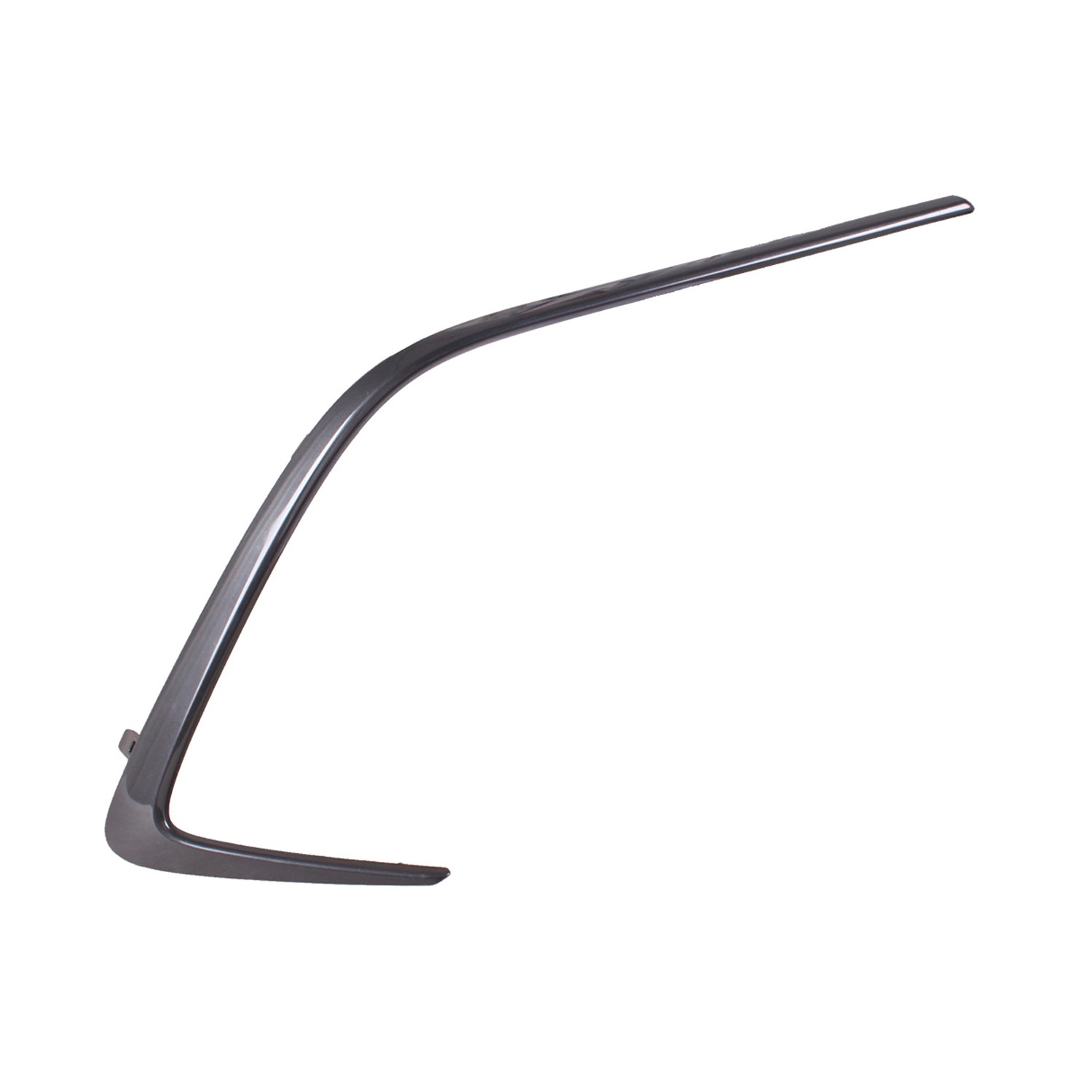 Right Front bumper molding H/B; Grille Opening Garnish; Dark Gray ...