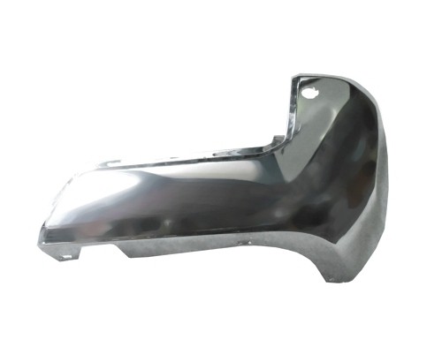 Right Rear bumper extension outer End Cap; w/Parking Assist; Chrome ...