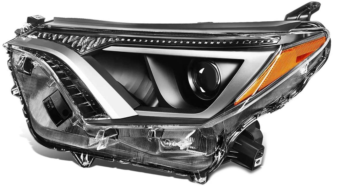 Left Headlamp assy composite Halogen; North America Built; w/o Black ...