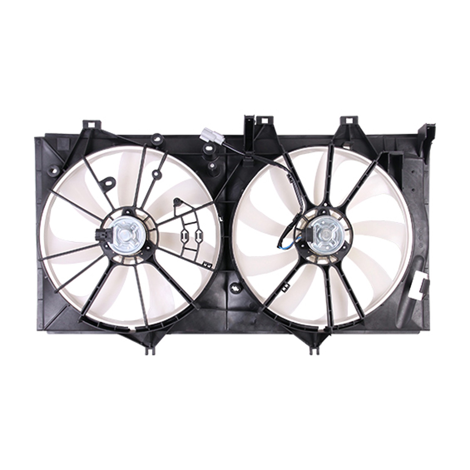 Radiator Cooling Fan Assy 2.5L; Motor/Blade/Shroud Dual Fan Assy ...