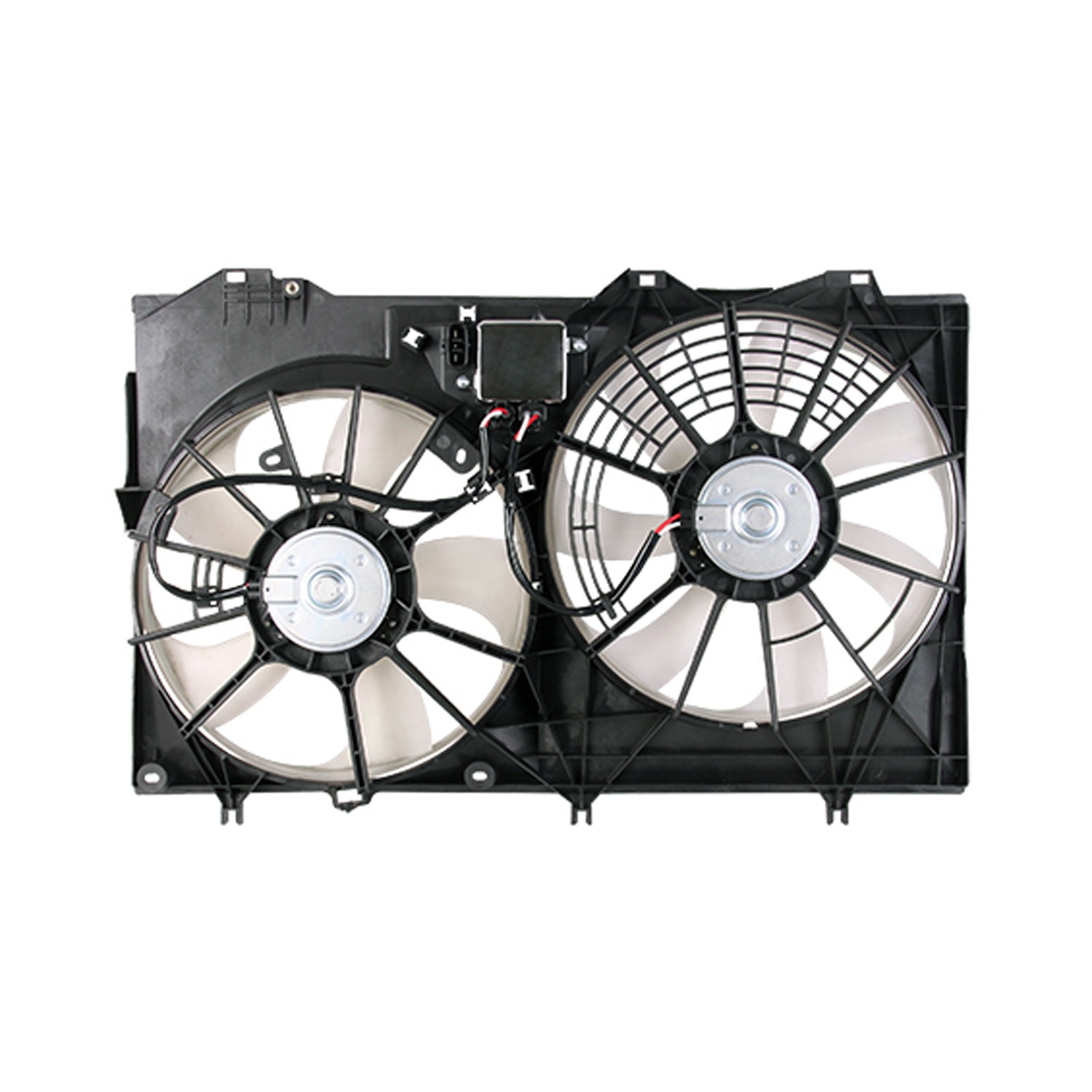Radiator cooling fan assy 3.5L; Motor/Blade/Shroud/Control Module Dual ...