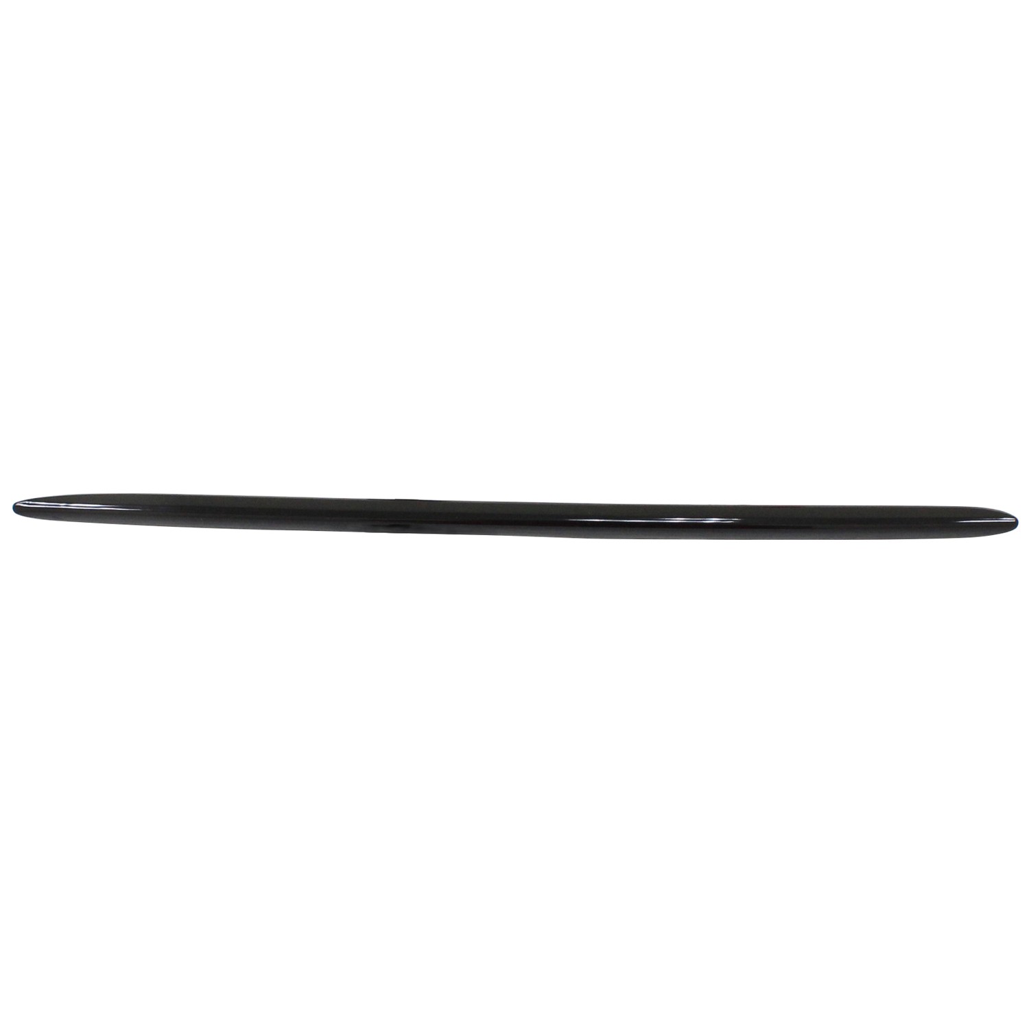 Left Front bumper molding C205; Coupe; w/Night Pkg; Upper; Black ...