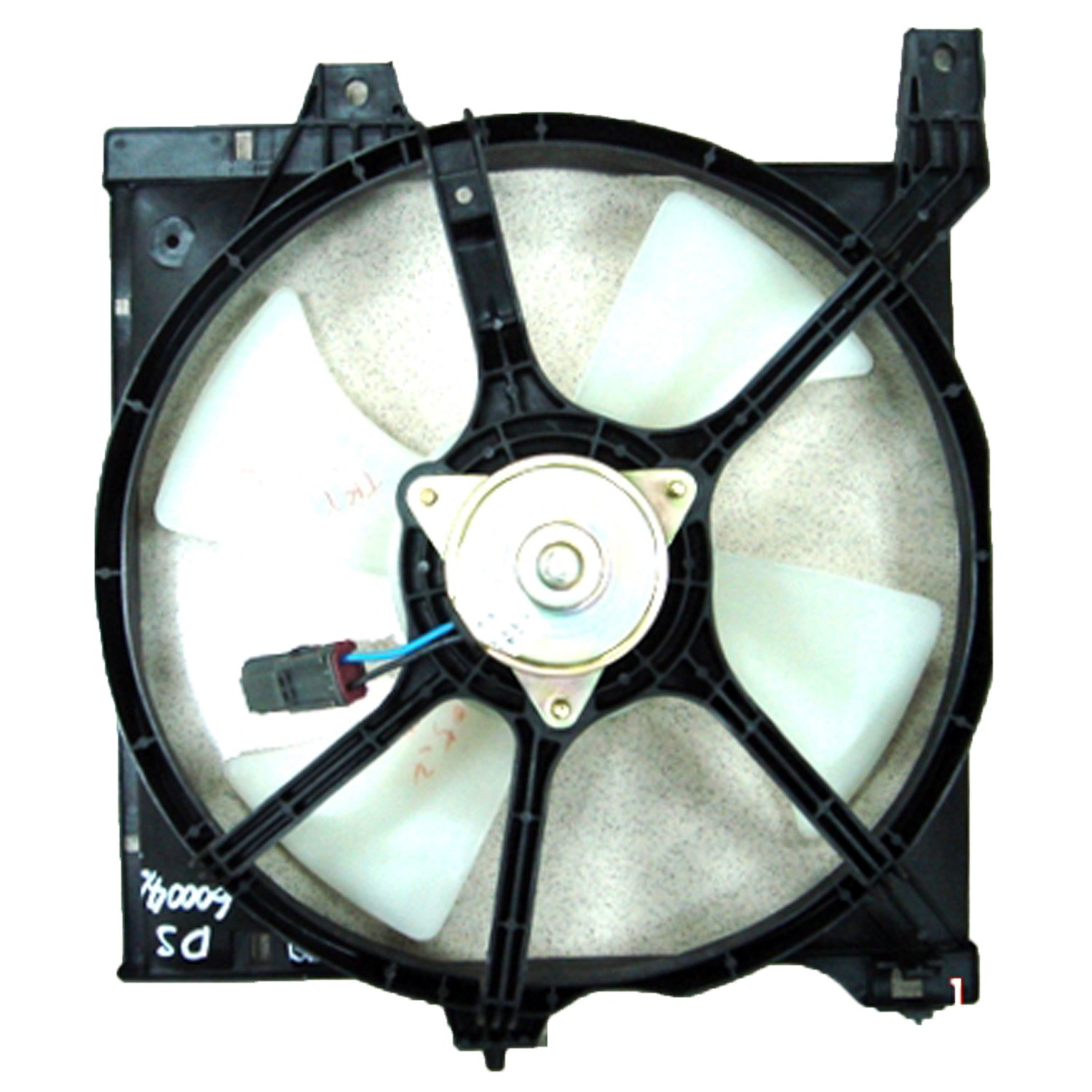 Radiator cooling fan assy includes motor/blade/shroud; w/1.6L engine; w ...