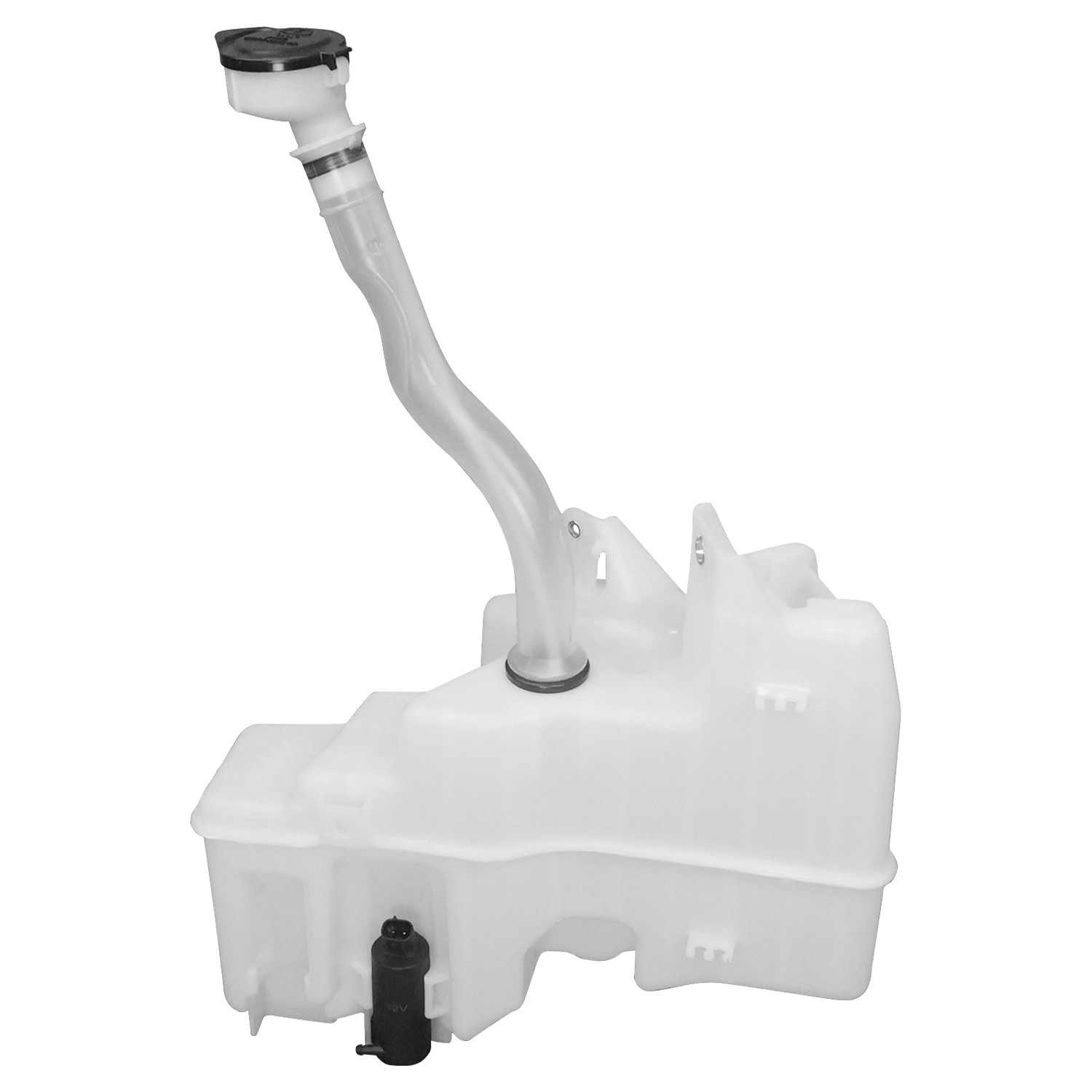 Windshield washer tank assy HYBRID; Reservoir/Inlet/Cap/Pump Assy ...
