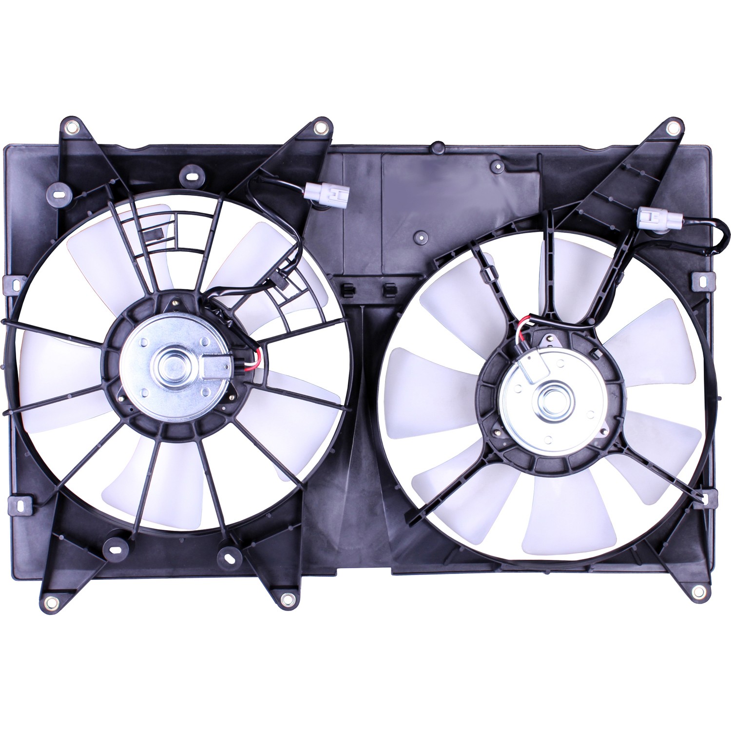 Radiator cooling fan assy Exc HYBRID; 6 Cyl; Motor/Blade/Shroud Dual ...