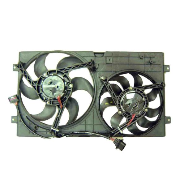 Radiator cooling fan assy 2.0L; Motor/Blade/Shroud Dual Fan Assy ...
