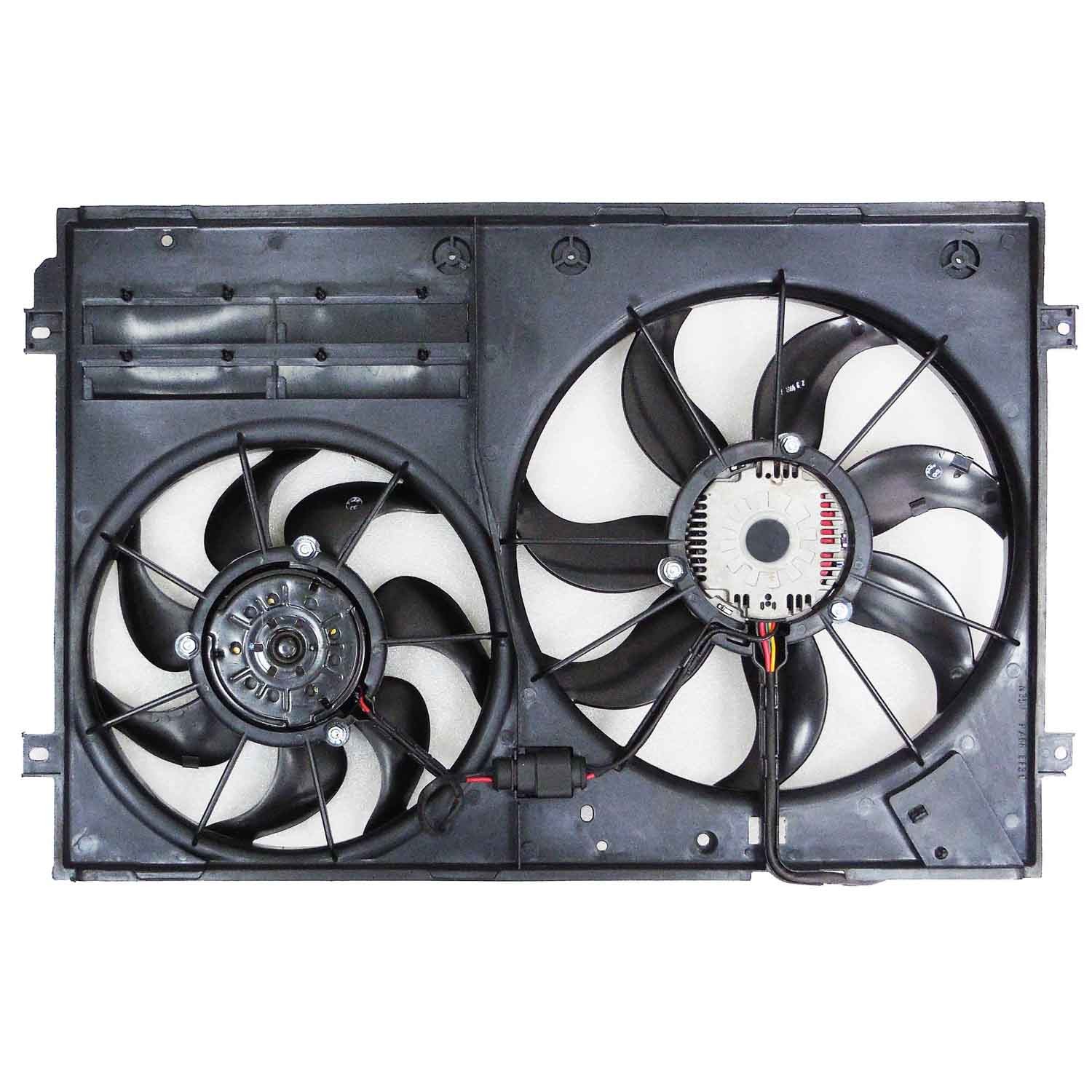 Radiator cooling fan assy 2.0L; Sedan; Diesel – VOLKSWAGEN JETTA 2011 ...