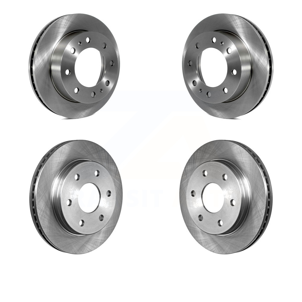 Front Rear Brake Rotor Kit For Chevrolet Silverado 2500 HD GMC Sierra ...