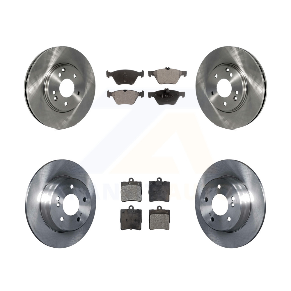 Front Rear Disc Brake Rotor & Ceramic Pad Kit For Chrysler Crossfire ...