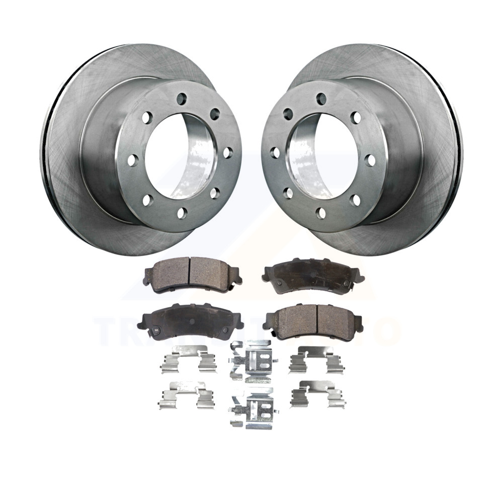 Rear Disc Brake Rotor & Ceramic Pad Kit For 2001-2001 Chevrolet ...