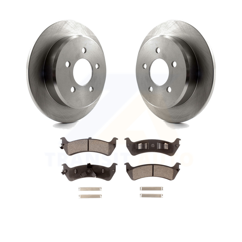 Rear Disc Brake Rotors Ceramic Pad Kit For Ford Ranger Explorer Mercury ...