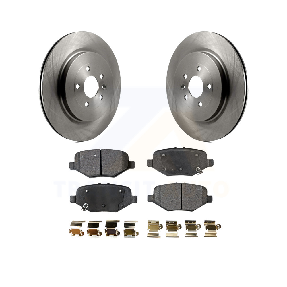 Rear Brake Rotor & Ceramic Pad Kit For Ford Explorer Taurus Flex Police ...
