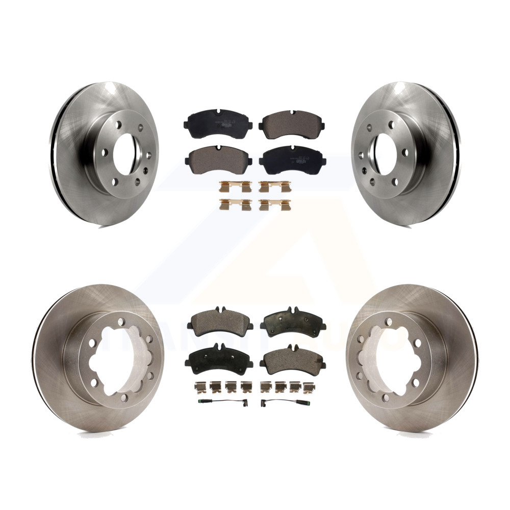 Front Rear Brake Rotor Ceramic Pad Kit For Sprinter 3500 Mercedes-Benz ...