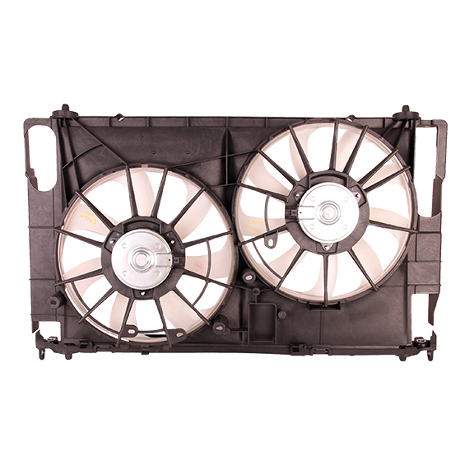Radiator cooling fan assy Japan Built; Motor/Blade/Shroud Dual Fan Assy ...