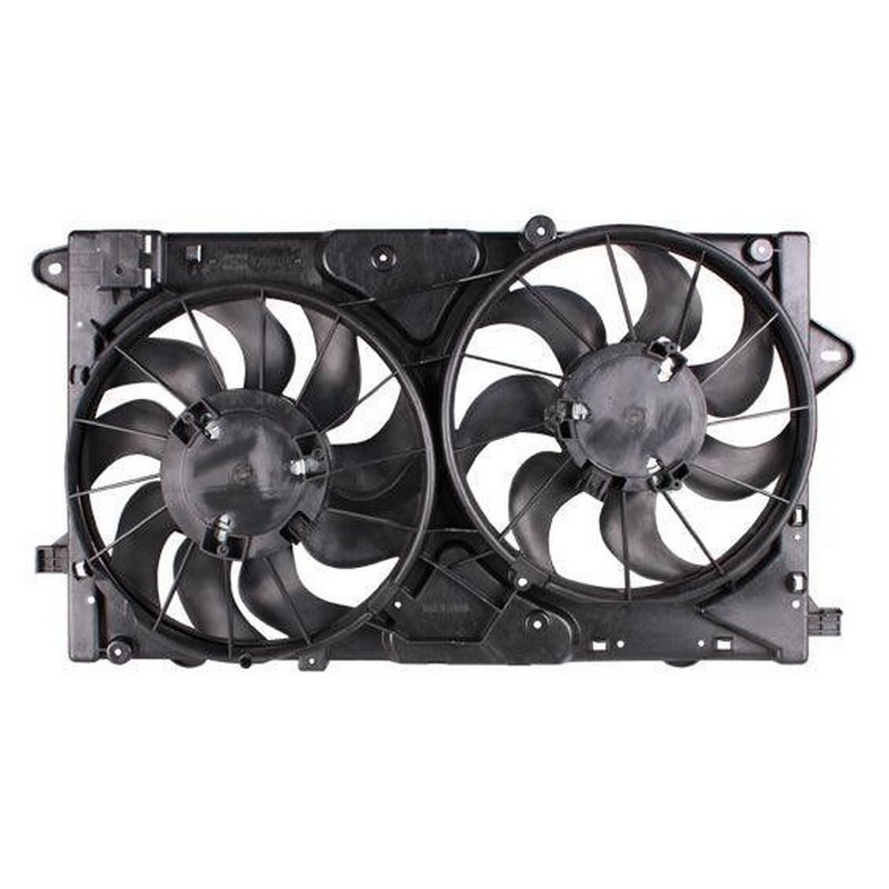 Radiator cooling fan assy 2.4L|3.0L|3.6L; Motor/Blade/Shroud Dual Fan ...