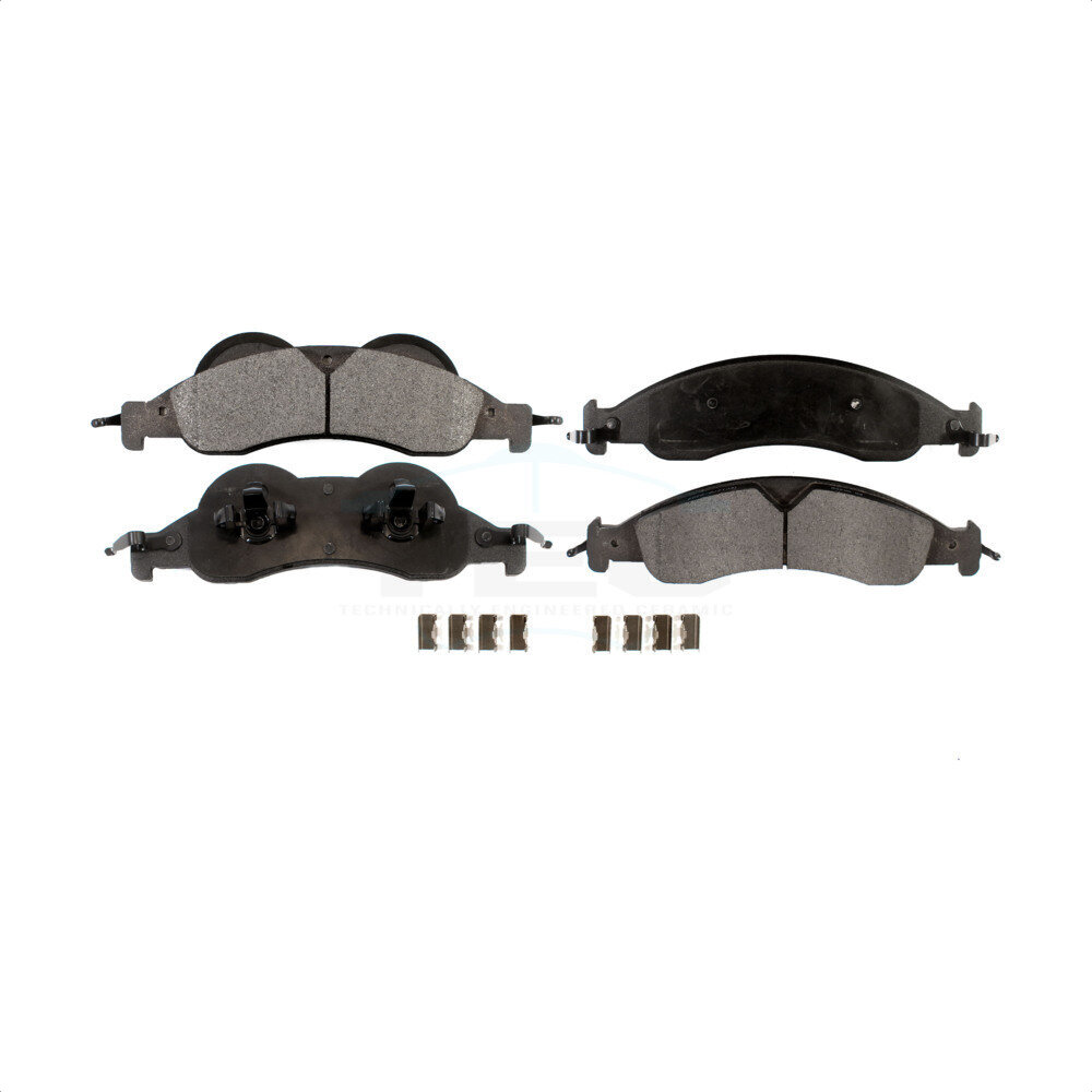 Front Ceramic Disc Brake Pads TEC-1278 For 2007-2009 Ford Expedition ...
