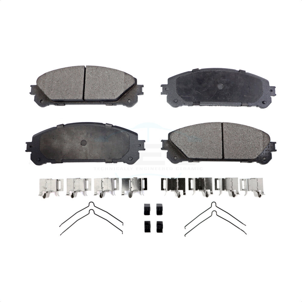 Front Ceramic Disc Brake Pads TEC-1324 For Toyota Highlander Lexus ...