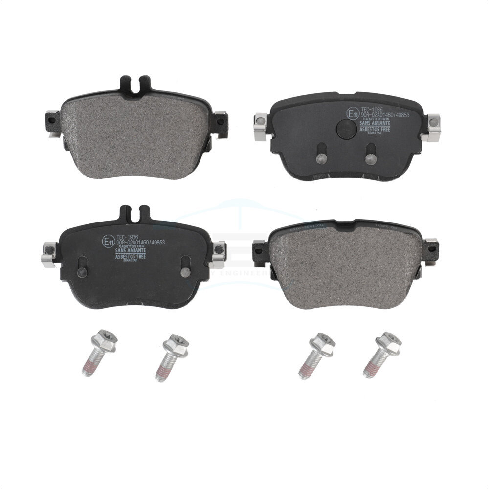Rear Ceramic Disc Brake Pads TEC-1936 For 2017-2018 Mercedes-Benz E300 ...