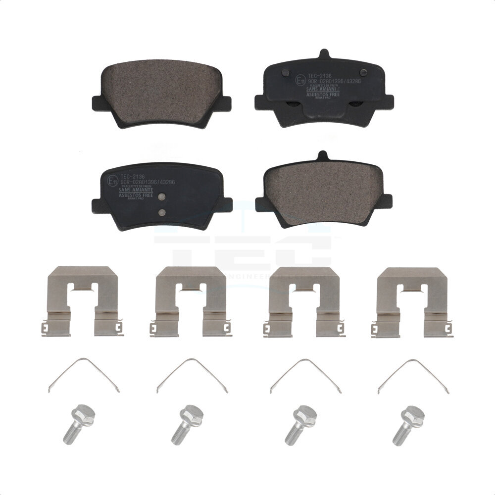 Rear Ceramic Disc Brake Pads TEC-2136 For 2019-2020 Volvo XC40 With ...