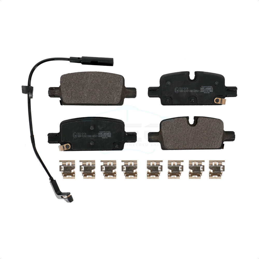 Rear Ceramic Disc Brake Pads TEC-2174 For Chevrolet Silverado 1500 GMC ...
