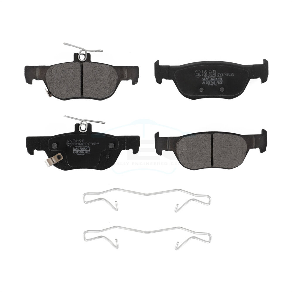 Rear Ceramic Disc Brake Pads TEC-2219 For Mazda 3 CX-30 Sport MX-30 EV ...
