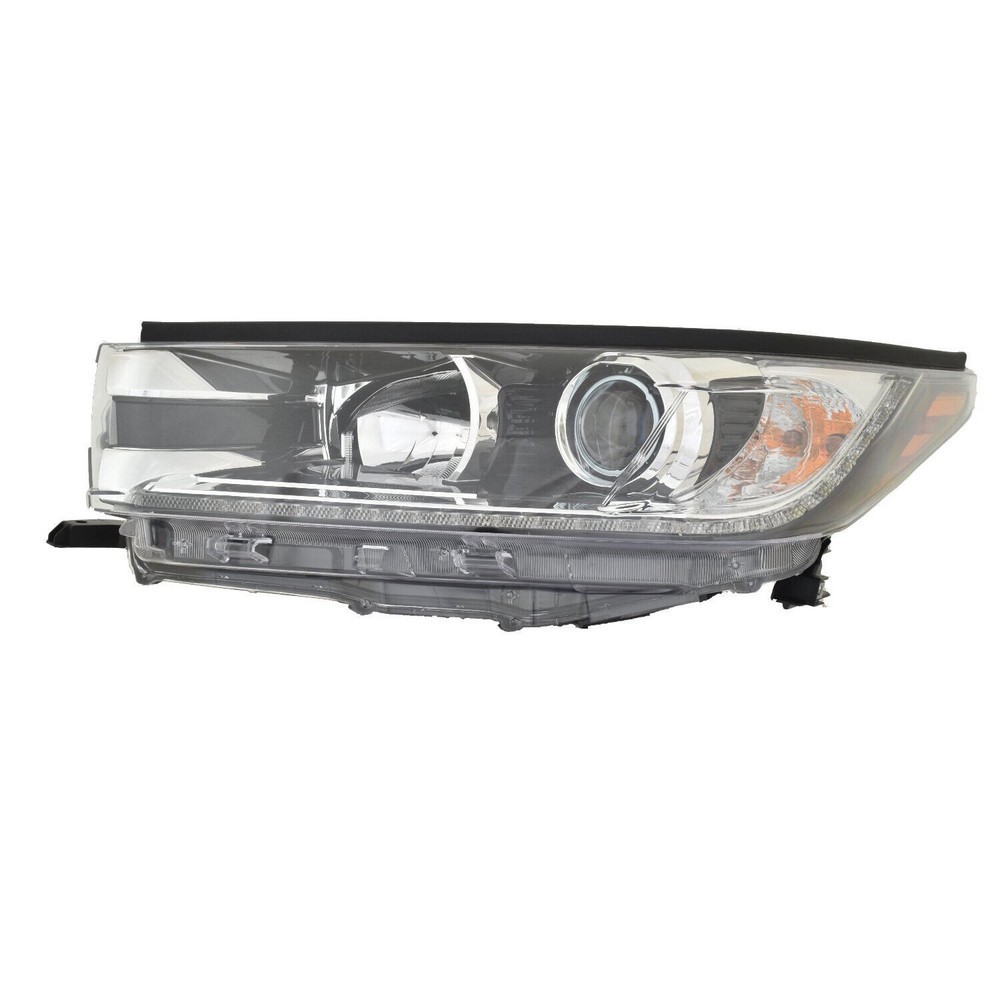 Left Headlamp assy composite HYBRID; w/LED Daytime Running Lamps CAPA ...
