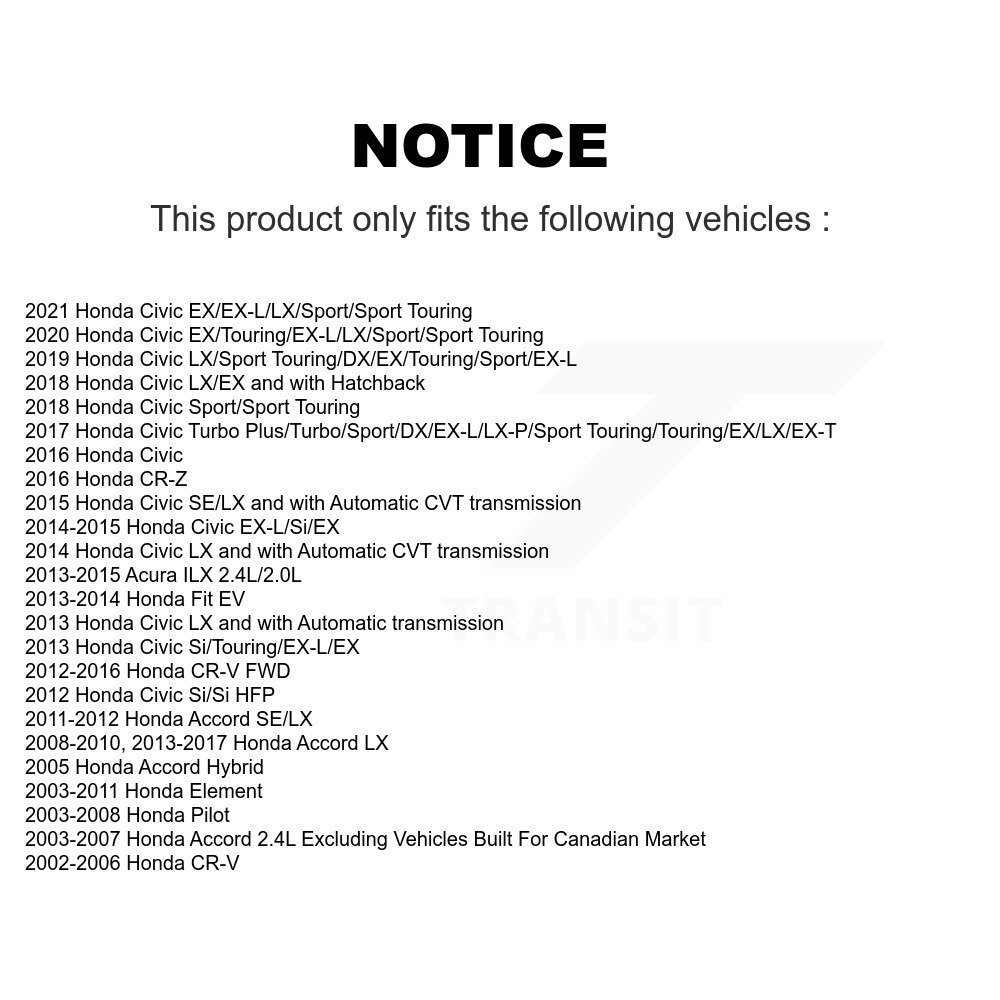 Front Ceramic Disc Brake Pads TEC-914 For Honda Accord Civic CR-V Pilot ...