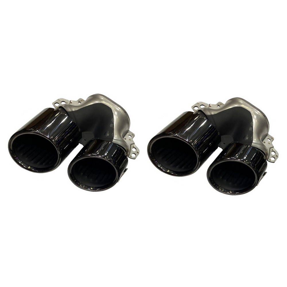 Mercedes Benz A-Class W177 2019-2022 Quad Exhaust Tips A45 AMG Style ...