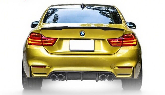 BMW 4 Series F32 F33 2014-2020 Rear Bumper Conversion Body KIT to M4 ...